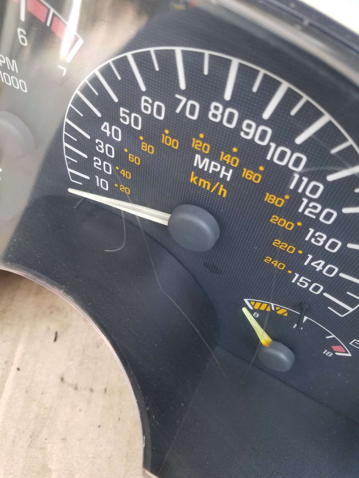 1994 LT1 Firebird Trans Am Gauge Cluster Instrument Panel 150MPH ...