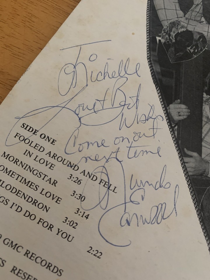 MUNDO EARWOOD AUTOGRAPHED VINYL - Heartspun | eBay