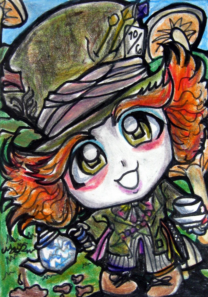 Mad Hatter Drawing Anime The Wonder Barrage Continues!