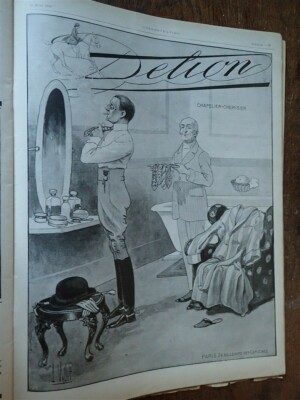 chapeau DELION illustrée par Louis VALLET publicité papier ILLUSTRATION ...