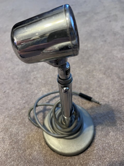 Vintage Astatic 10-da Microphone on D104 Silver Eagle Stand for sale ...