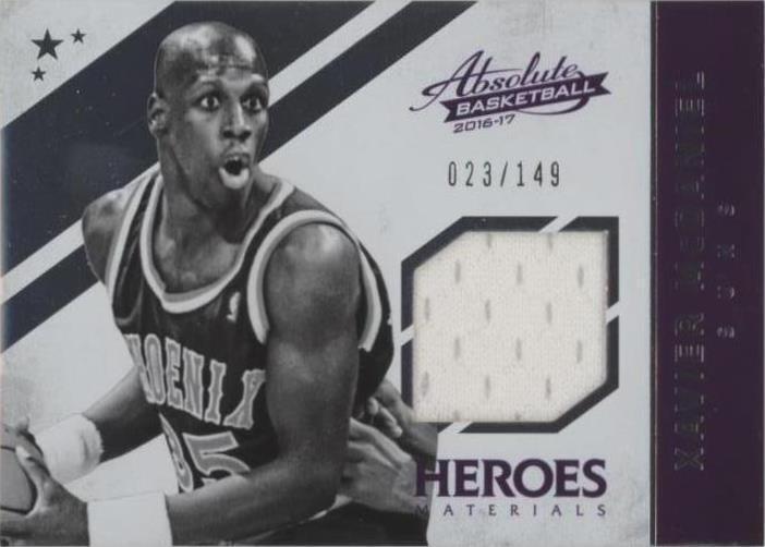 2016-17 Panini Absolute - Heroes Materials Xavier McDaniel #17 /149 ...