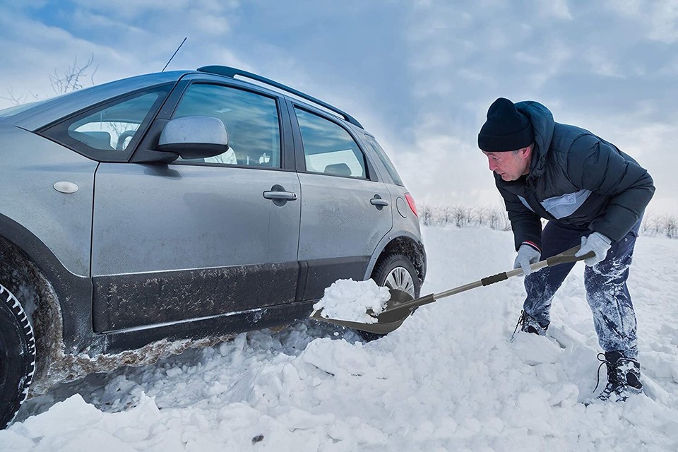 Superio Scooper Shovel for Snow, Ice, Slush, 14" Wide, One Size, Black ...
