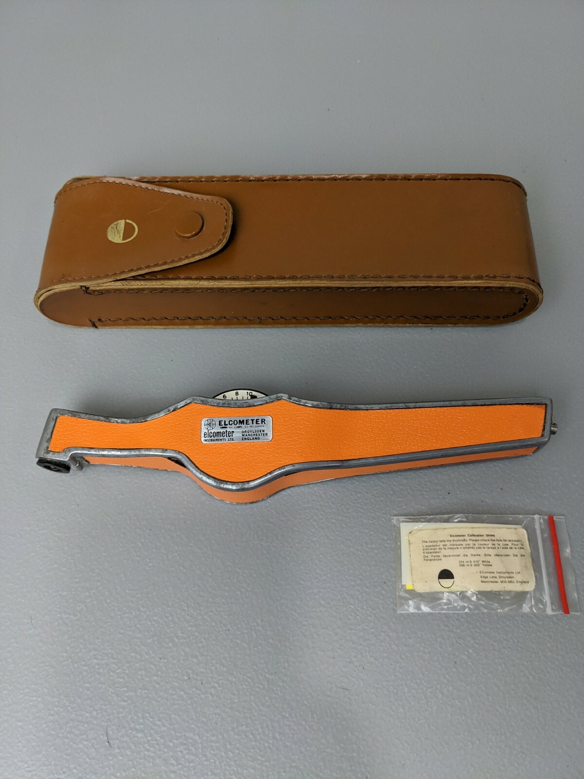 Vintage Elecometer Inst. Inspector Elcometer Thickness Gage England | eBay