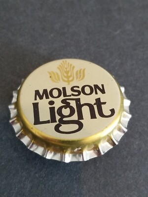 VINTAGE MOLSON LIGHT CANADIAN BEER BOTTLE CAP PIN PINBACK | eBay