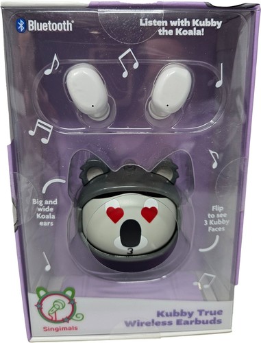 Vivitar Kubby the Koala True Wireless Earbuds for Kids, White, Red ...