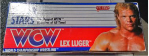wcw wwf ljn hasbro galoob wrestling superstars 14" lex luger wrestling ...