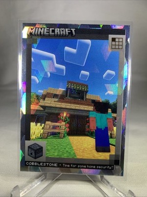 2024 Panini Minecraft Cobblestone Crafting Chronicles Cubic Foil No ...