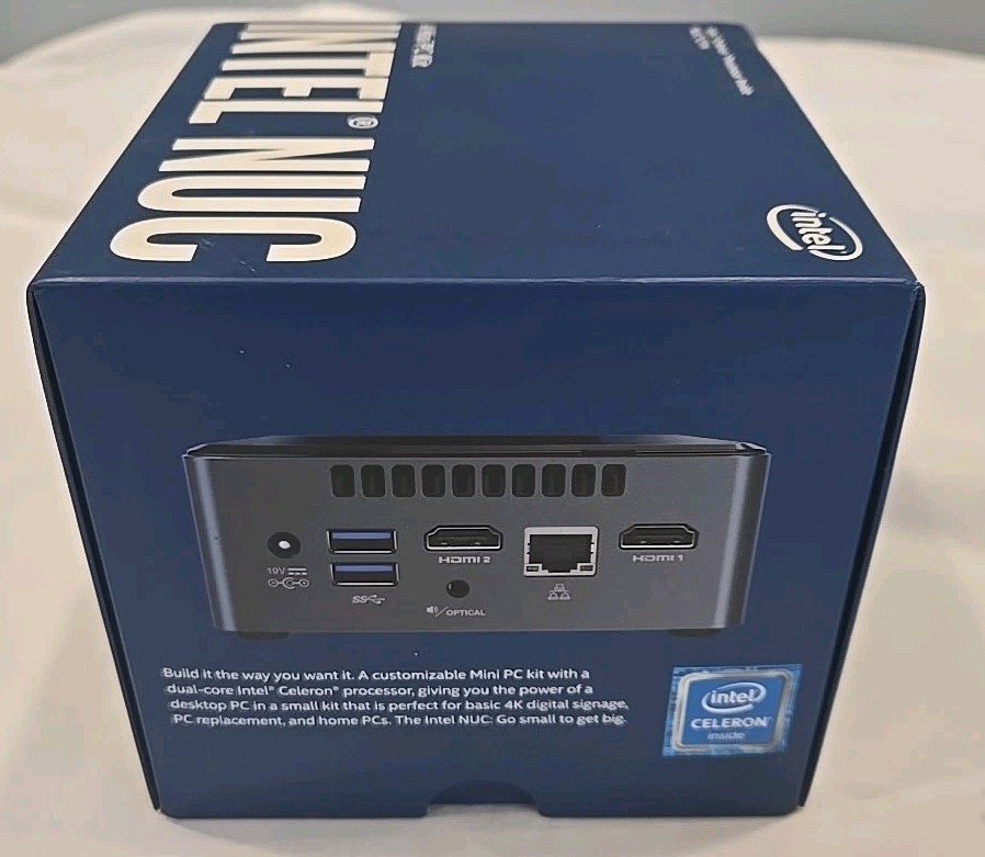 INTEL NUC Mini-PC Kit - Celeron Processor - NUC7CJYH | eBay