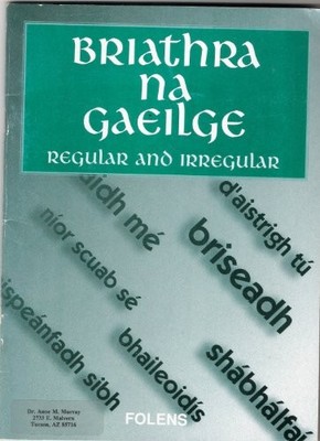 Briathra Na Gaeilge: Regular and Irregular Verbs | eBay Australia