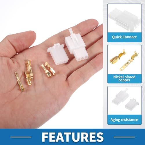 3 Pin Car Electrical Wire Connector Plug Kits Waterproof 2.8 Series ...