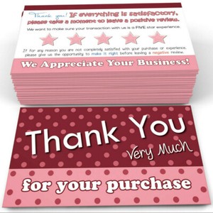 Seller Thank You Cards | eBay Stores