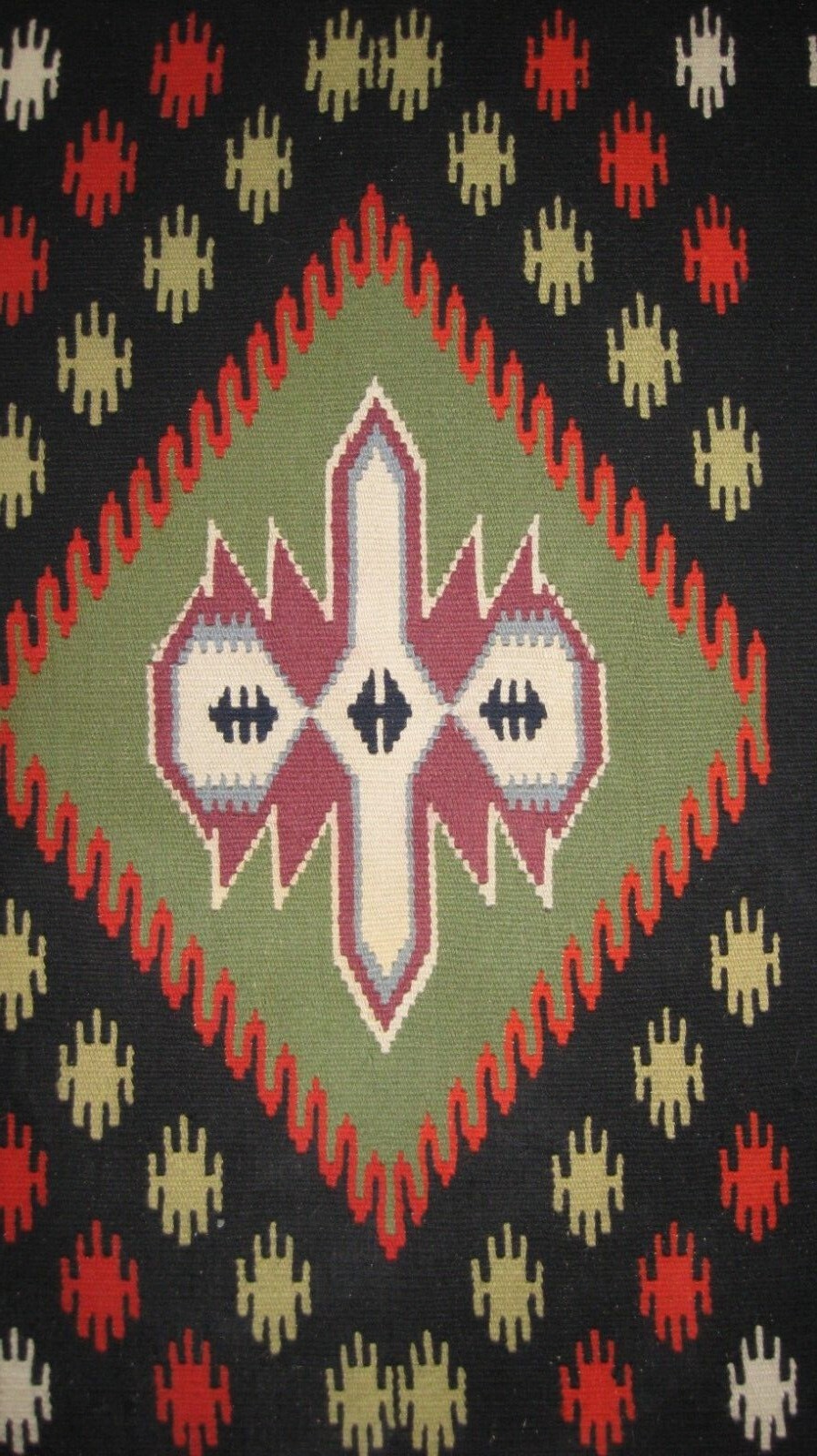 Vintage Yugoslavian rug, Multicolor and design, 41" X 102" | eBay