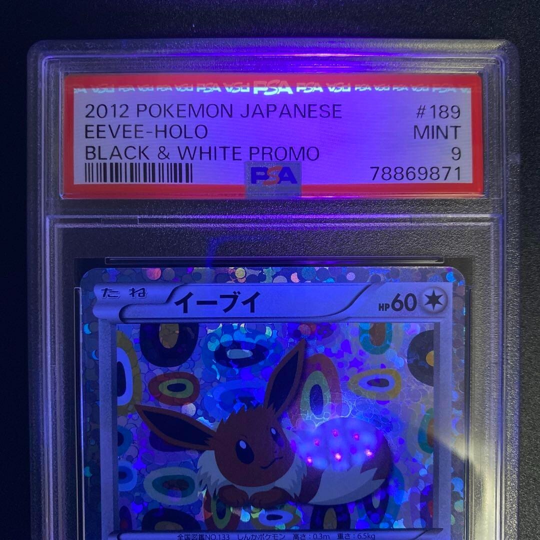 PSA9 Eevee 189/BW-P Holo Eevee Collection File Promo 2012 Pokemon Card ...