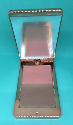 Ted Baker Bronzer & blusher duo Compact New with mirror in stylish gold ...