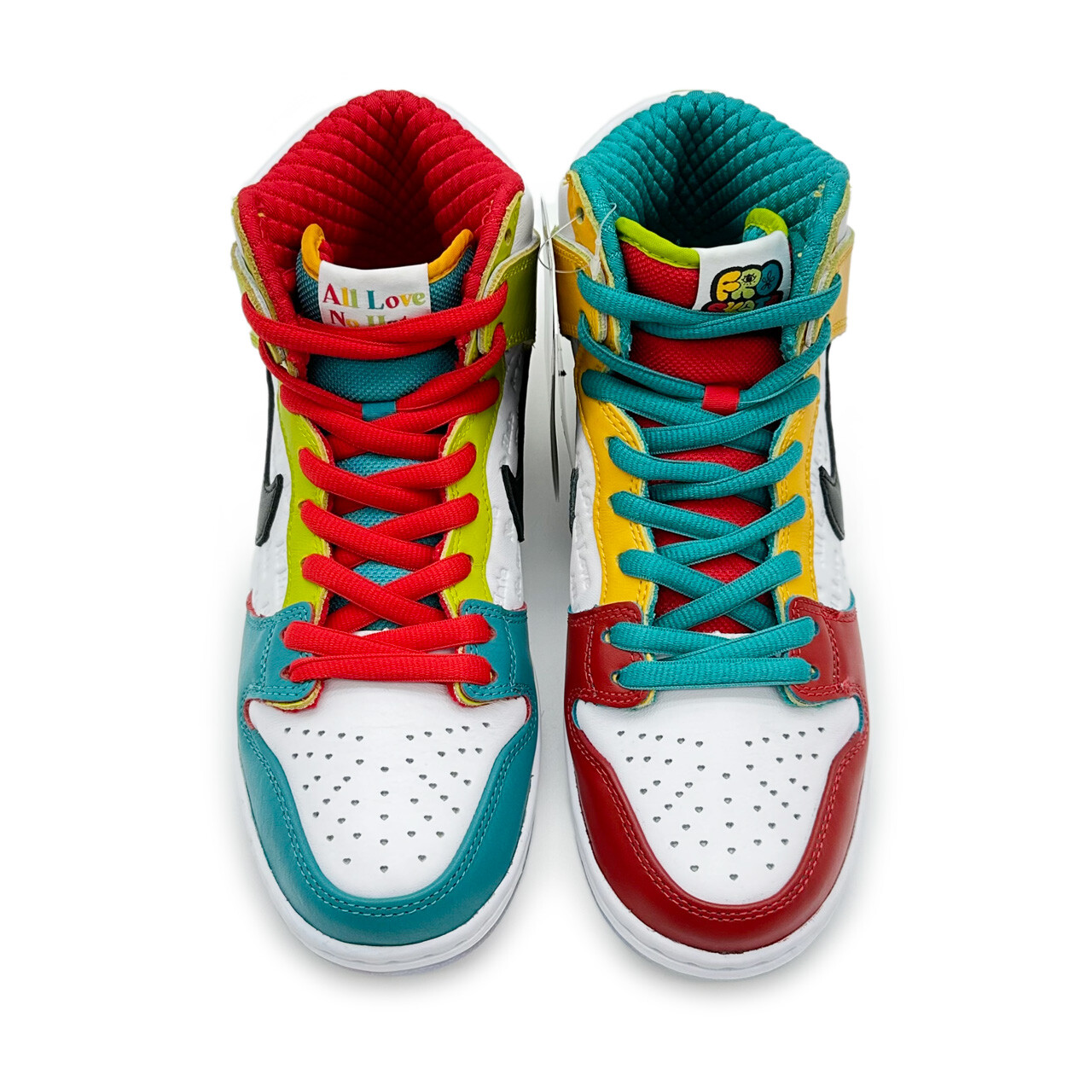 DH7778-100 Nike SB Dunk High Pro froSkate All Love White Metallic (Men ...