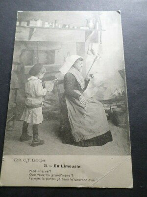 Cpa Francia Limousin, Costumi, Folklore, Coiffe, VF PC | eBay