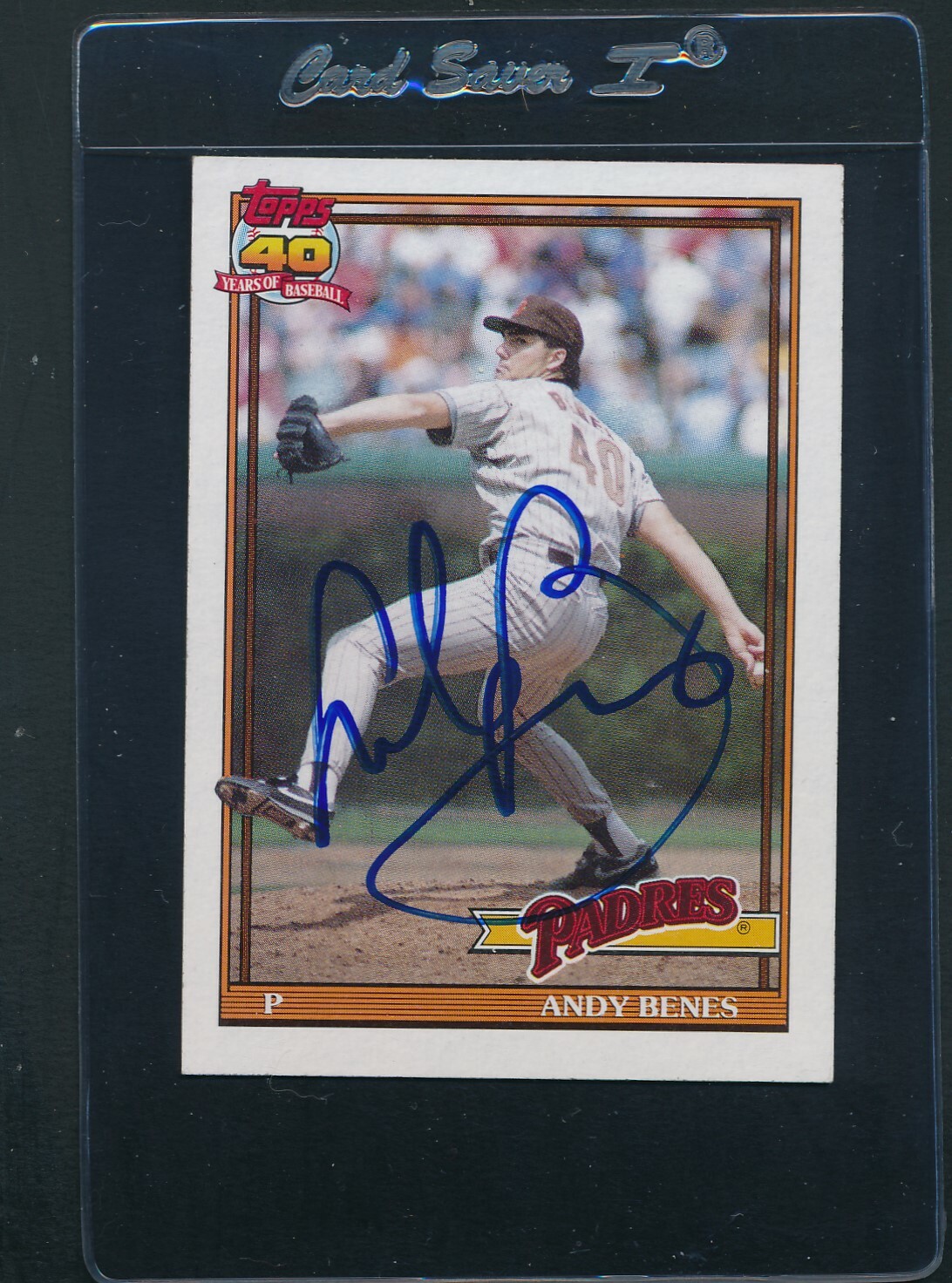 1991 Topps #307 Andy Benes Padres Signed Auto *C5509 | eBay