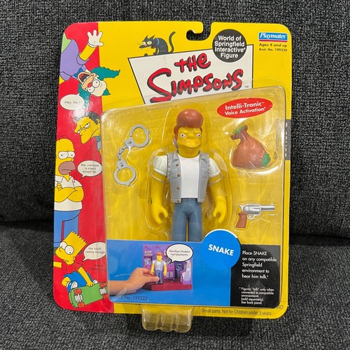 Simpsons Snake Action Figure WOS MOC Series 6 RARE Intelli-Tronic Toy ...