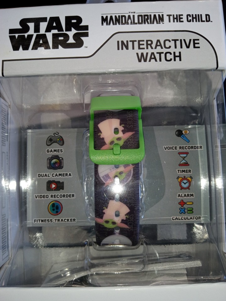 Star Wars the Mandalorian Interactive Smart Watch Grogu iTime ...