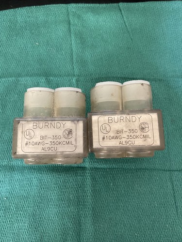 LOT OF 2 BURNDY BIT-350 AL9CU CONNECTORS | eBay