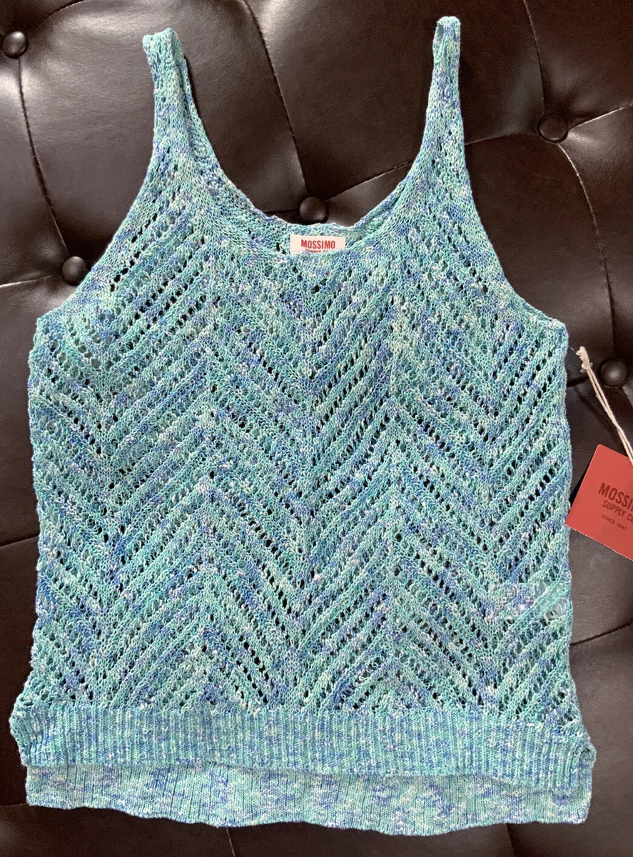 Blue Green Chevron Tank