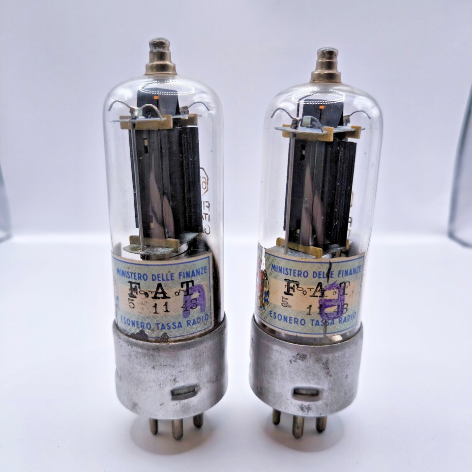 Fivre 6TP 807 ATS25, military output power tube, early, solid foil ...