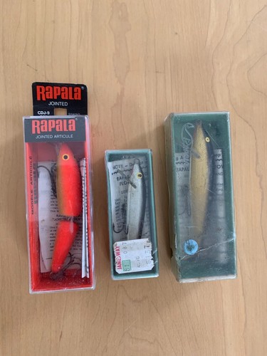 3 Rapala Lures - Used - with Boxes and Lure information sheet | eBay