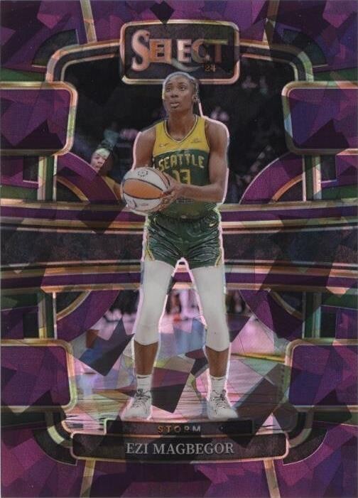 2024 Panini Select WNBA - Concourse Ezi Magbegor #42 Purple Ice Prizm ...