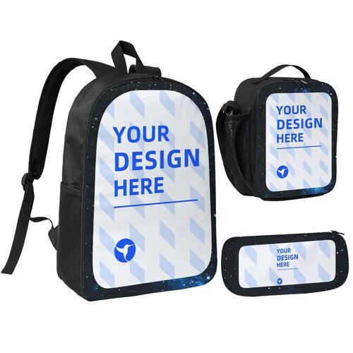 3pcs Kermit the Frog Backpack Set School Bag Pencil Case Lunch Box | eBay