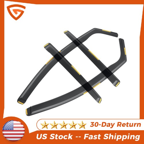 Rain Guards Fits For Ford Escape 2013-2019 4pcs JDM 4x In-Channel Smoke ...