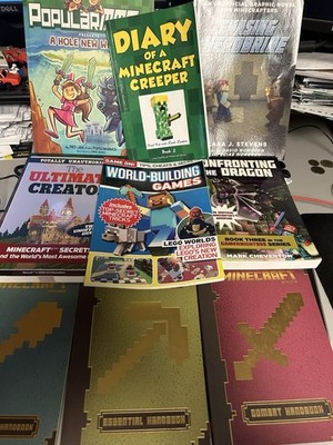 9 Book Minecraft Book Lot. 9 Titles. Ready To Go. See Pics. | eBay