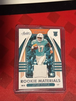 2021 Panini Absolute - Absolute Rookie Materials Jaylen Waddle #ARM-JWA ...