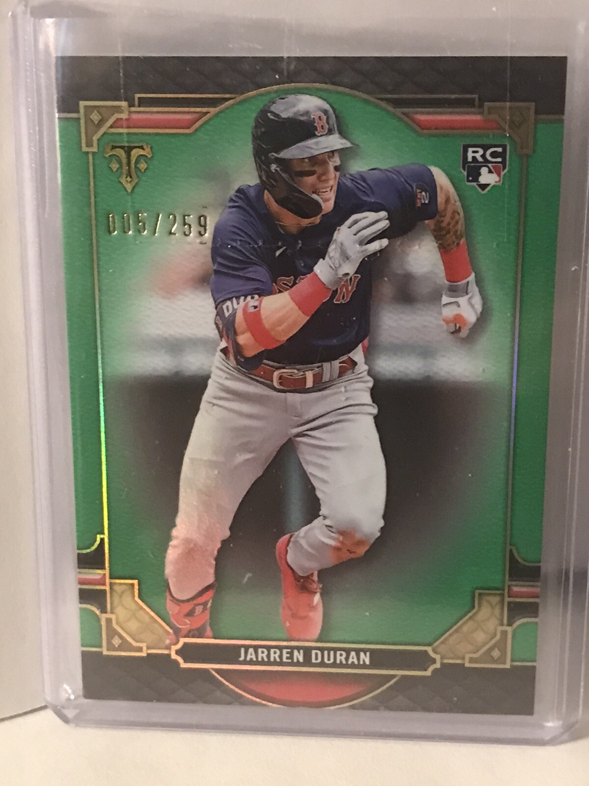 2022 Topps Triple Threads - Emerald #53 Jarren Duran /259 (RC) for sale ...