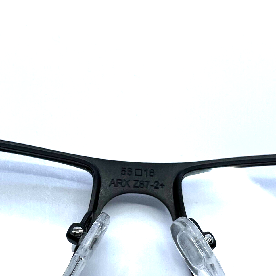 ArmouRx ARX 7015 Black Clear Rectangular Full Rim Z87-2+ 56[]16 145 mm ...