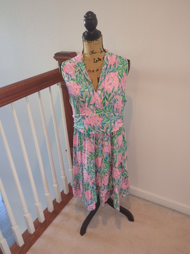 Lilly Pulitzer Annalise Dress Frenchie Blue Turtley in Love Size Xl | eBay