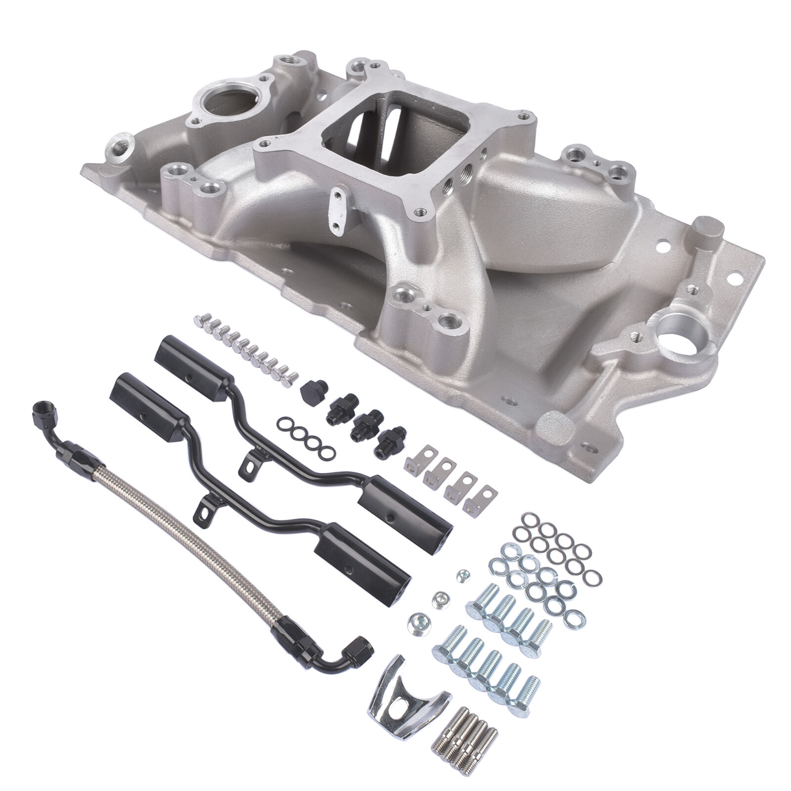 4150 EFI Single Plane Fuel Injection Intake Manifold 300-260 For SBC ...