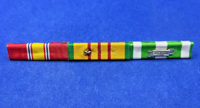 Vietnam War Era 3 Ribbon Bars (National Defense, Vietnam Service ...