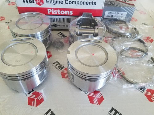 Toyota 22R & 22RE & REC +.020 Oversize Pistons & Chrome Rings Set of (4 ...