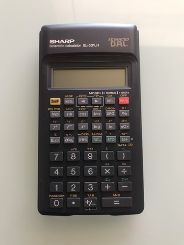 Sharp EL-531LH Advanced D.A.L. Calculator With Hard Case, MINT ...