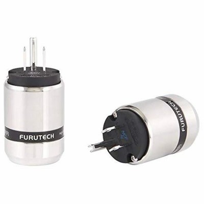 FURUTECH FI-48M-NCF (Ag) 'High-end grade' 3P Power Plug Silver-Pla ...
