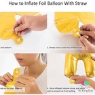 40" Giant Foil Number Balloons Self Inflating Birthday Age Party ...