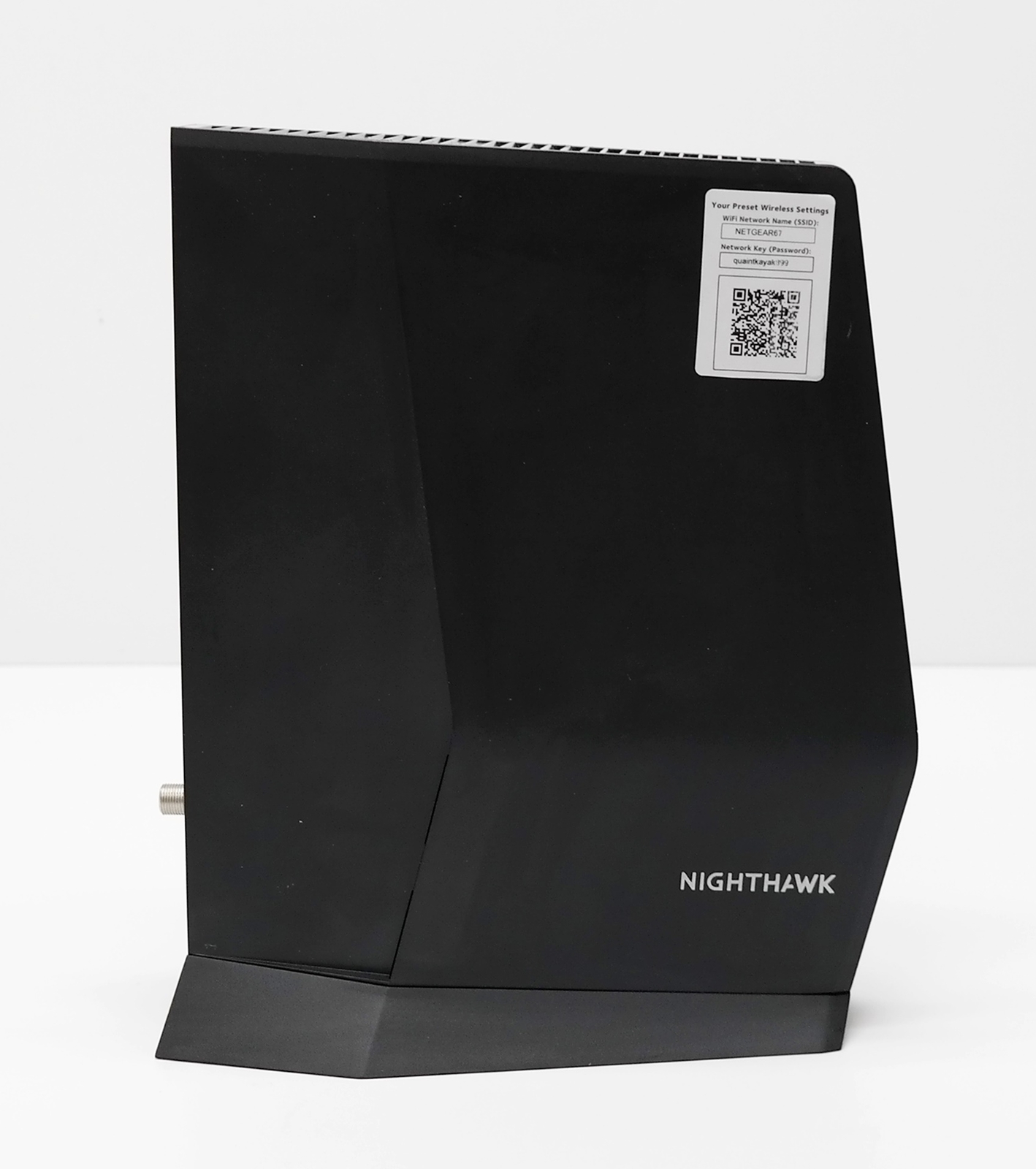 NETGEAR Nighthawk CAX30 AX2700 Wi-Fi 6 Cable Modem Router 606449156416 ...