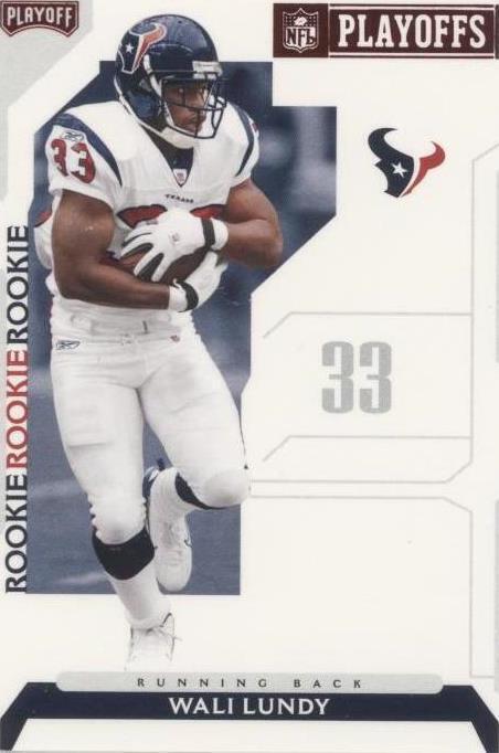 2006 Playoff NFL Playoffs - Rookie Wali Lundy #146 Nfl Playoffs Red (RC ...