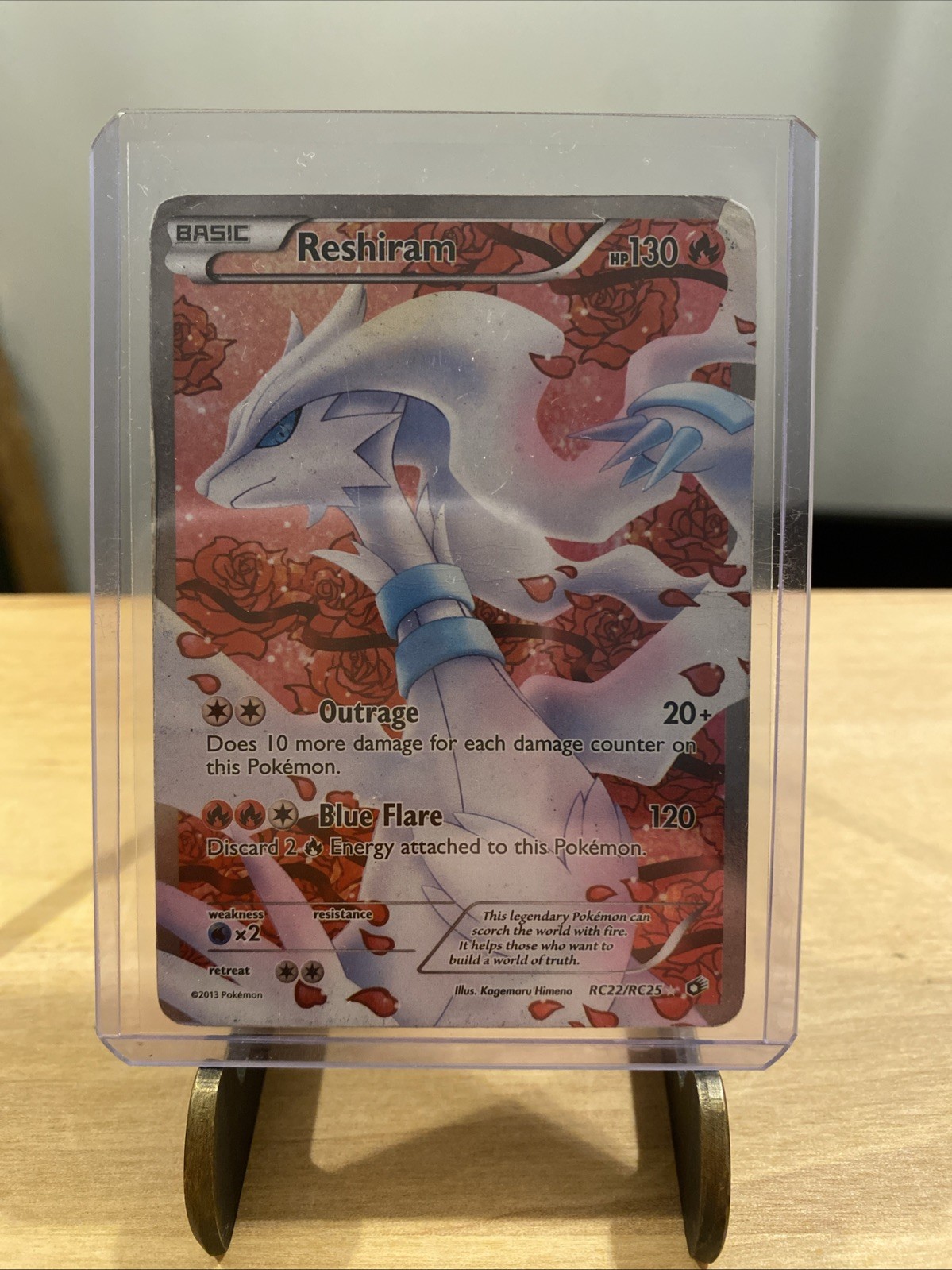 Reshiram 2013 Black & White: Legendary Treasures #RC22/RC25 Radiant ...