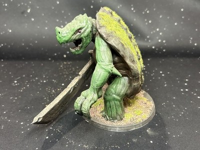 Hand Painted Dragon Turtle Warrior - Filament Print D&D Pathfinder Mini ...