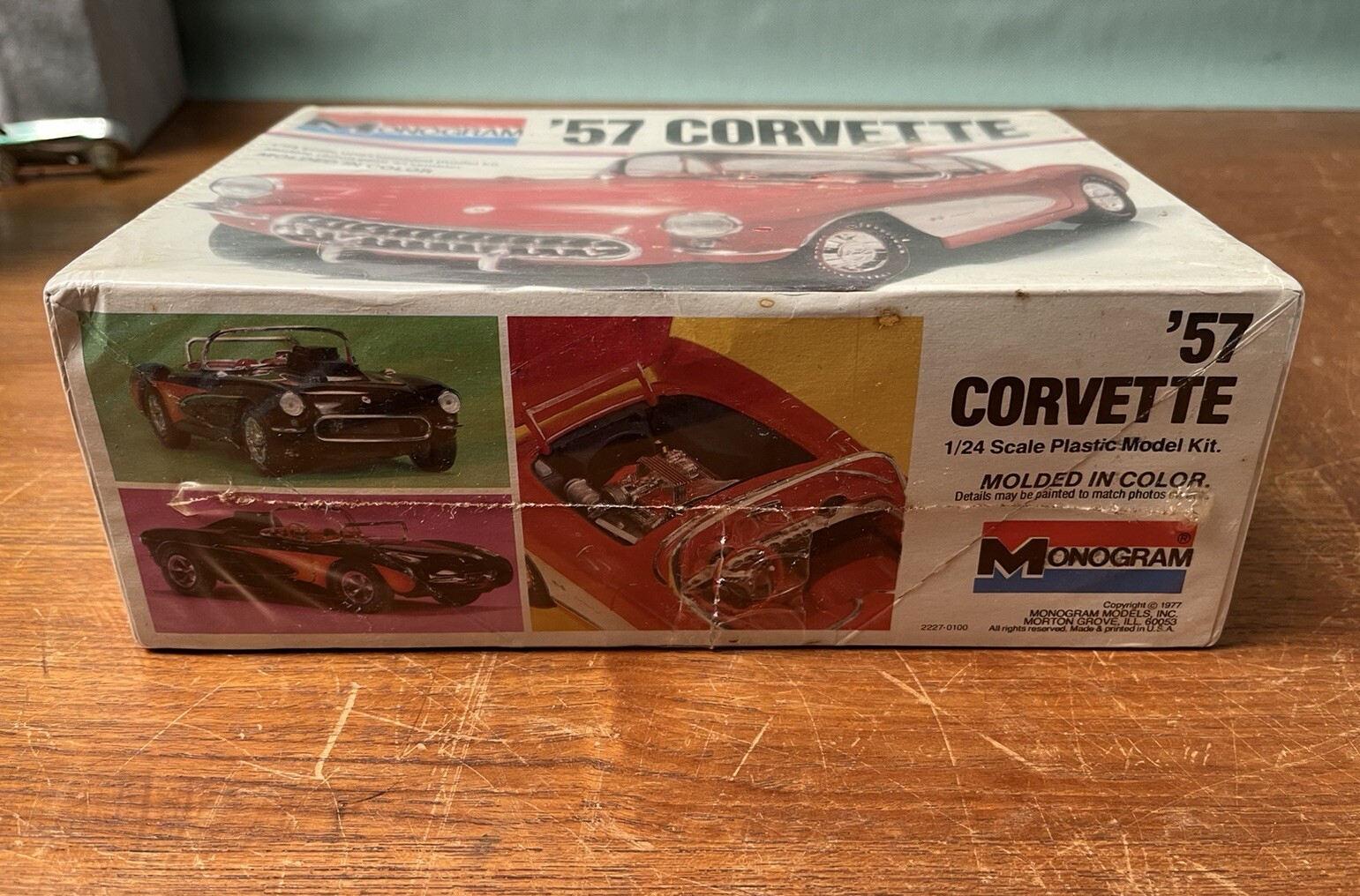 MONOGRAM ‘57 CORVETTE MODEL KIT #2227 1/24 | eBay