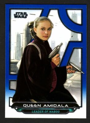 STAR WARS GALACTIC FILES REBORN BLUE PARALLEL CARD TPM3 | eBay UK