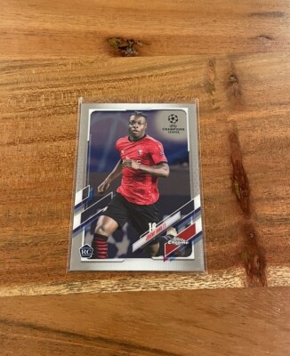 Jeremy Doku 2020-21 Topps Chrome UEFA Rookie NRMT+ Belgium Man City | eBay