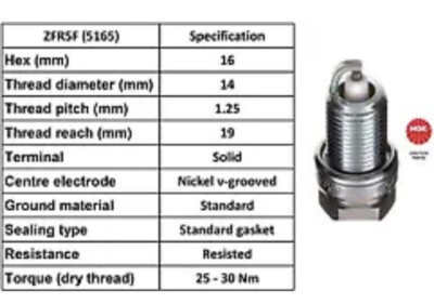 NGK ZFR5F Stock No. 2262 Spark Plug | eBay UK